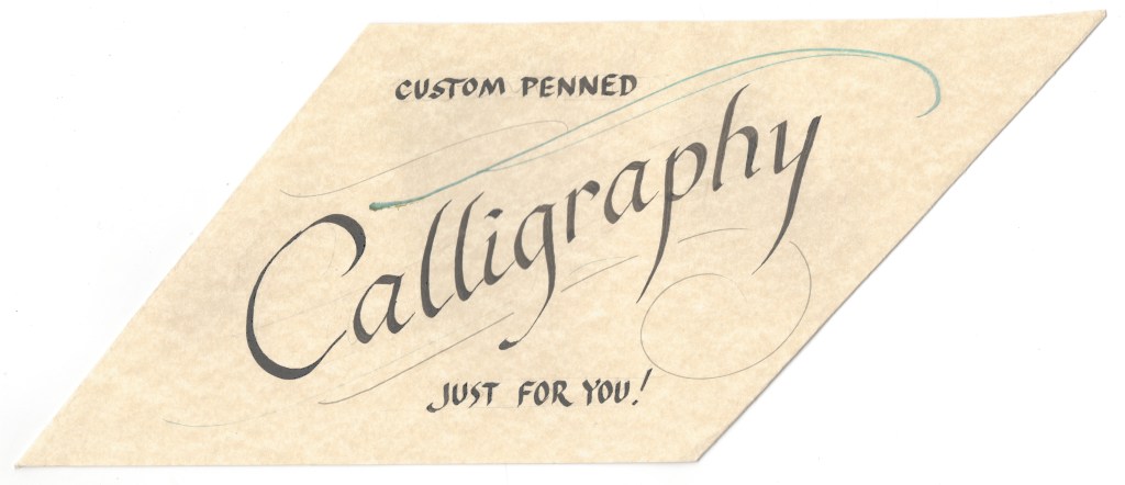 Calligraphy by Frank Smith | Frank Smith Signs